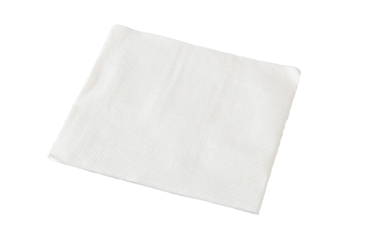 White Lunch Napkins 1-Ply Quarter Fold 300x300mm - Commercial Table ...